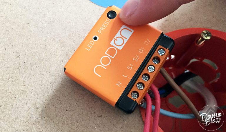 Test du Module Nodon In Wall double charge sur la box eedomus