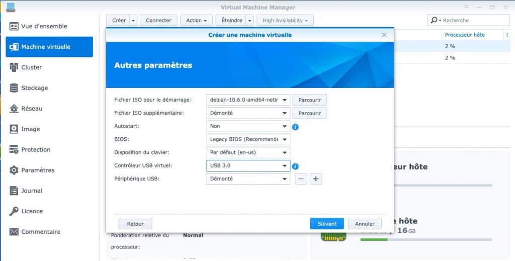 Installer Jeedom sur un NAS Synology avec Virtual Machine et debian 11 ...