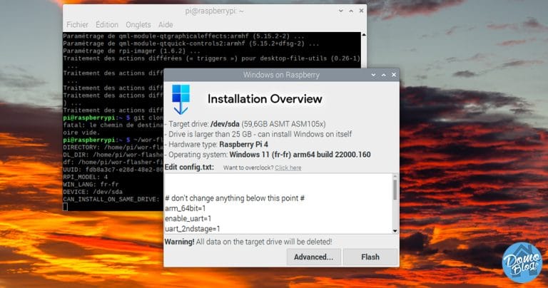 Comment installer Windows 11 sur le Raspberry Pi en 2 lignes de ...