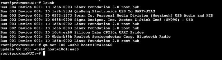 Tout savoir sur l'USB Passthrough sur Proxmox pour vos dongles domotiques