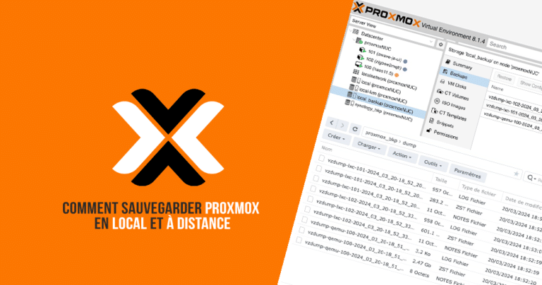 Maîtrisez les sauvegardes Proxmox : Guide pour choisir et appliquer la meilleure option, locale ...