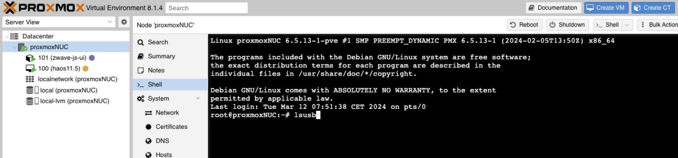 Tout savoir sur l'USB Passthrough sur Proxmox pour vos dongles domotiques