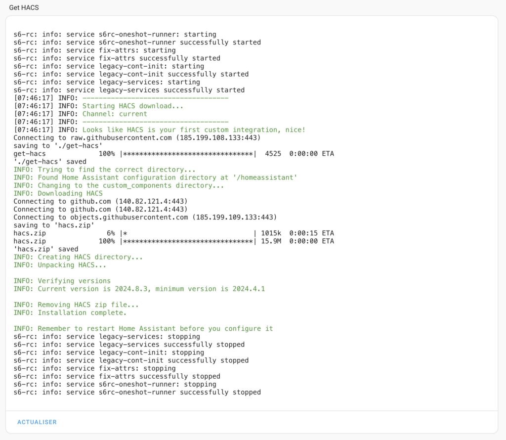 Guide complet pour installer le nouveau HACS sur Home Assistant